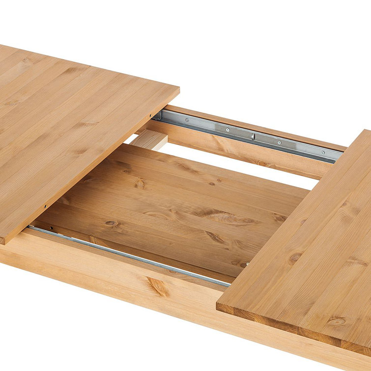 August Grove Speer Extendable Pine Solid Wood Dining Table & Reviews | Wayfair.co.uk